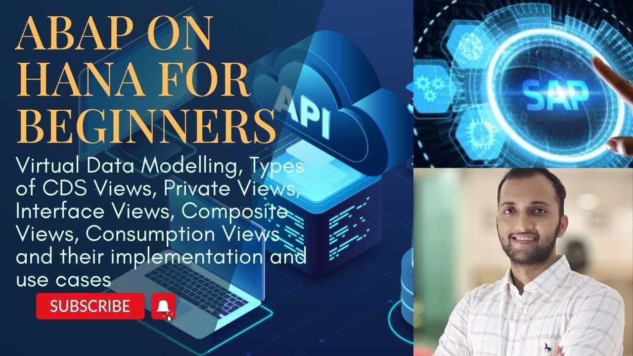 26. Virtual Data Modelling, CDS, Private Views, Interface Views, Composite Views, Consumption Views