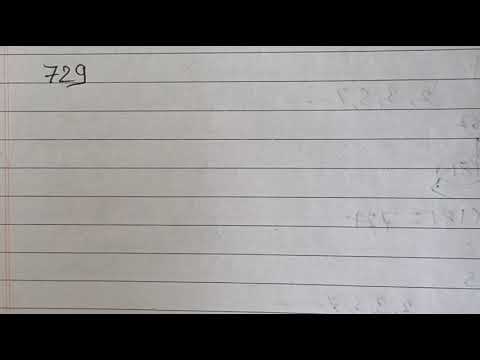 factor tree of 729 | prime factor tree |
