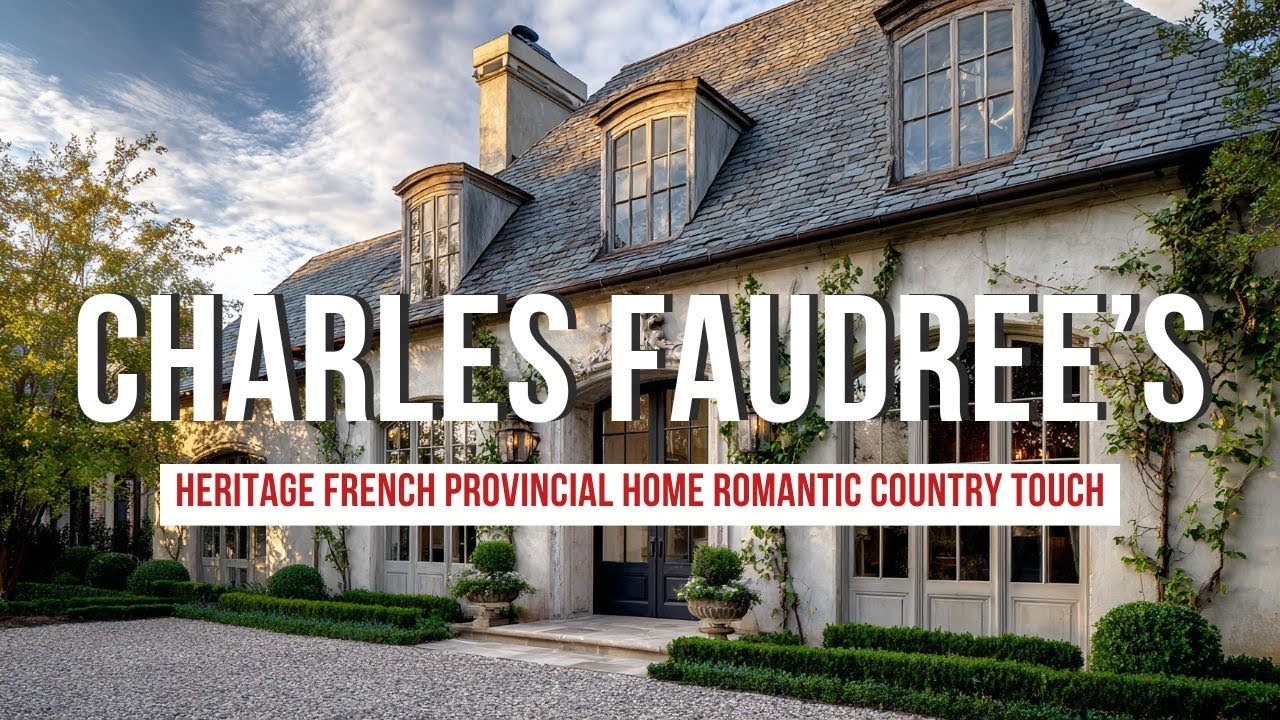 Heritage French Provincial Home Inspired by Charles Faudree’s Romantic Country Touch