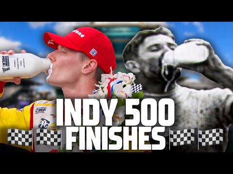 The Greatest Indy 500 Finishes from 1911 to 2024 🧱🥛🏁 INDYCAR on FOX