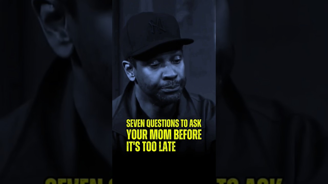 Seven questions to your mom.#motivation #denzelwashington #foryou #quotes #success #speech #usa