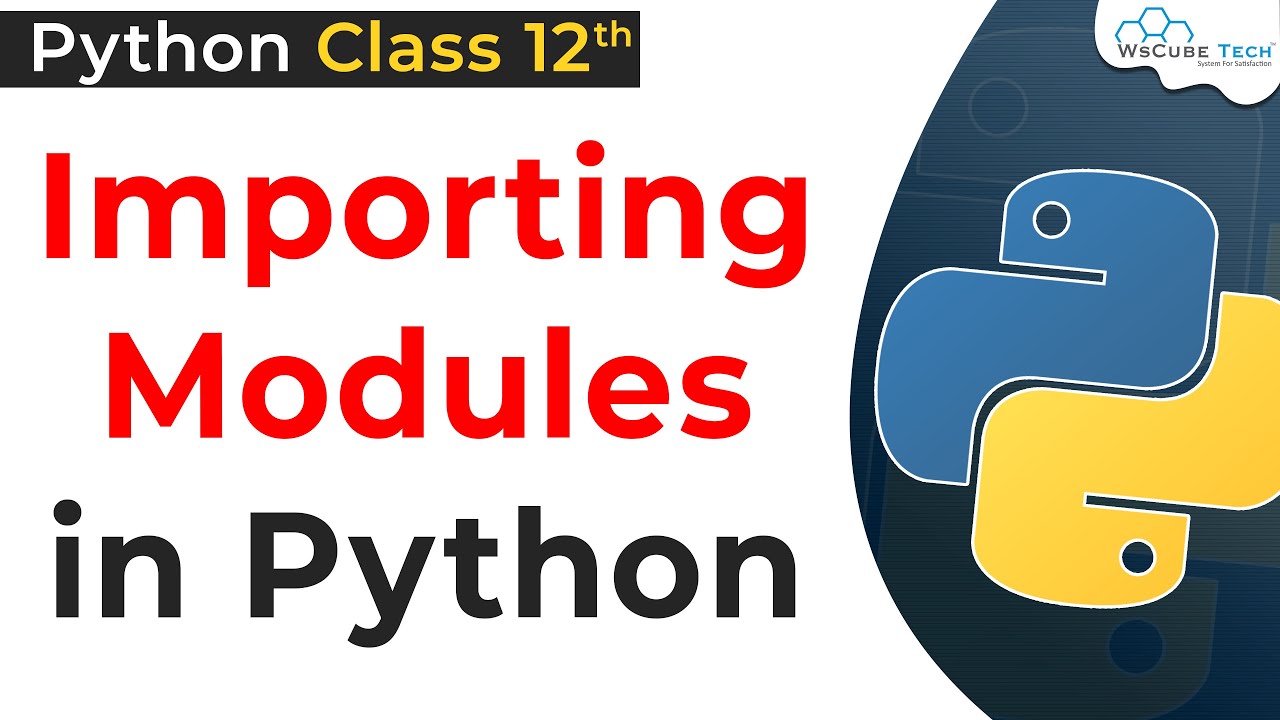 Importing Modules in Python Program Class 12 | Using Python Libraries Class 12 | Python for Class 12