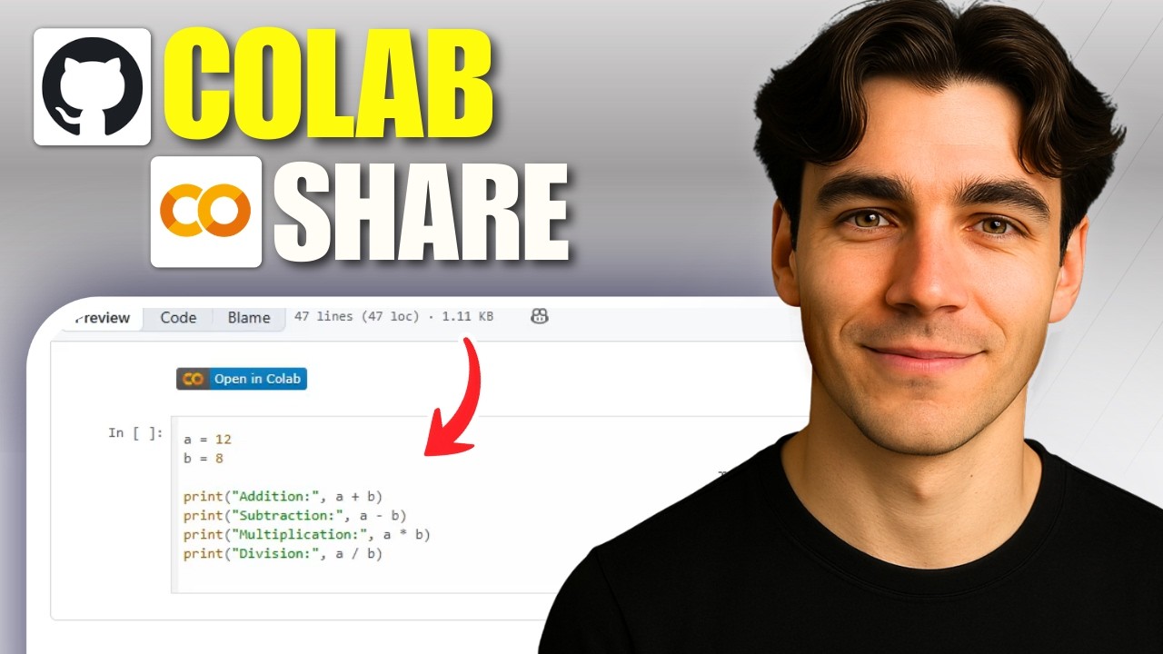 How To Share Google Colab Notebook On GitHub (Tutorial 2026)