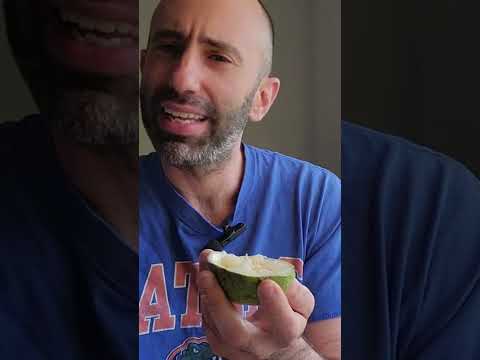 Caimito (Star Apple) Tasting and Review! #fruit #yummy #food #tropicalfruit #foodreview #yum