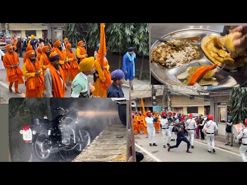 bullet renew || nagankirtan de darshan ho gye😍
