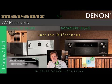 Denon AVR-X6800H vs Marantz Cinema 30 - Just the Differences Conclusion