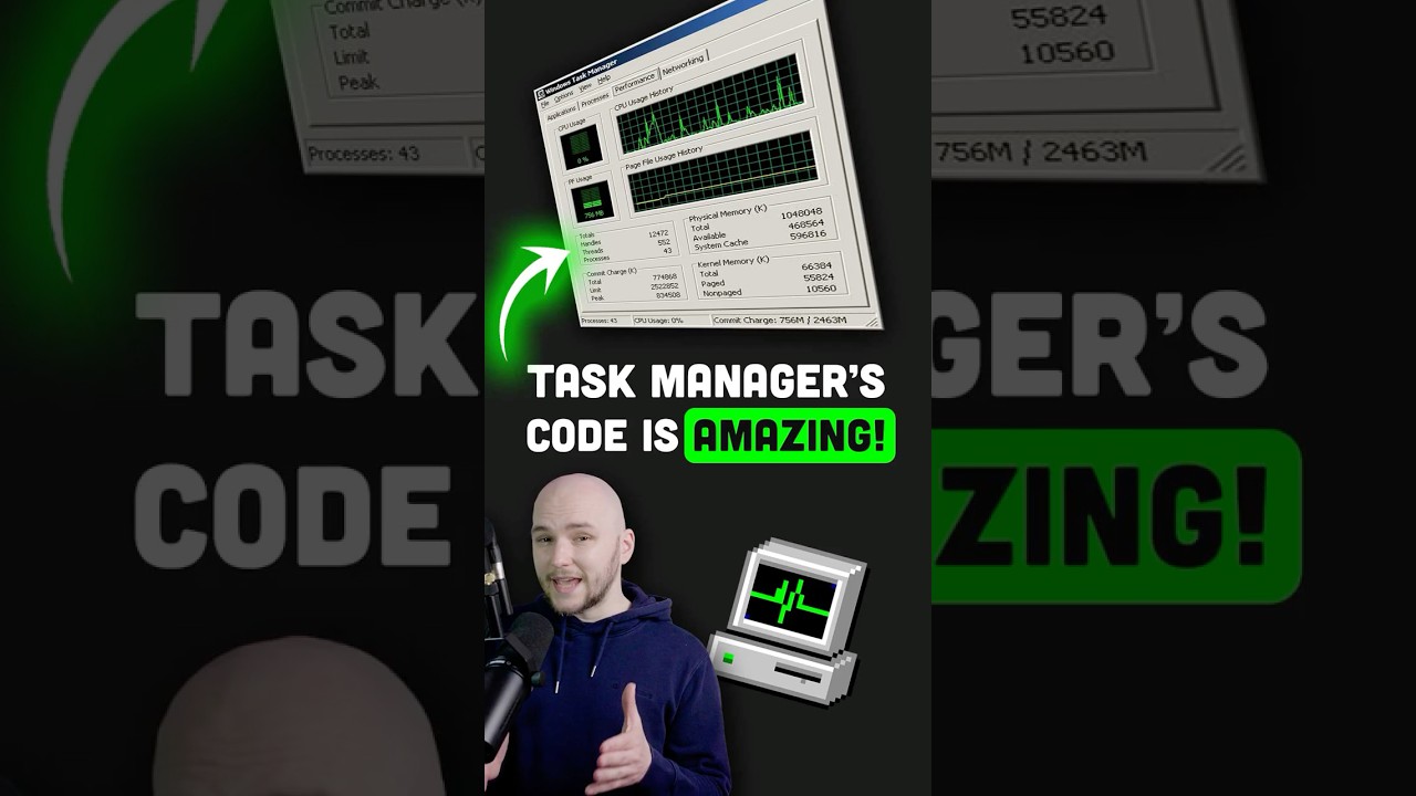 Why Windows Task Manager NEVER Crashes! #engineering #windows #programming