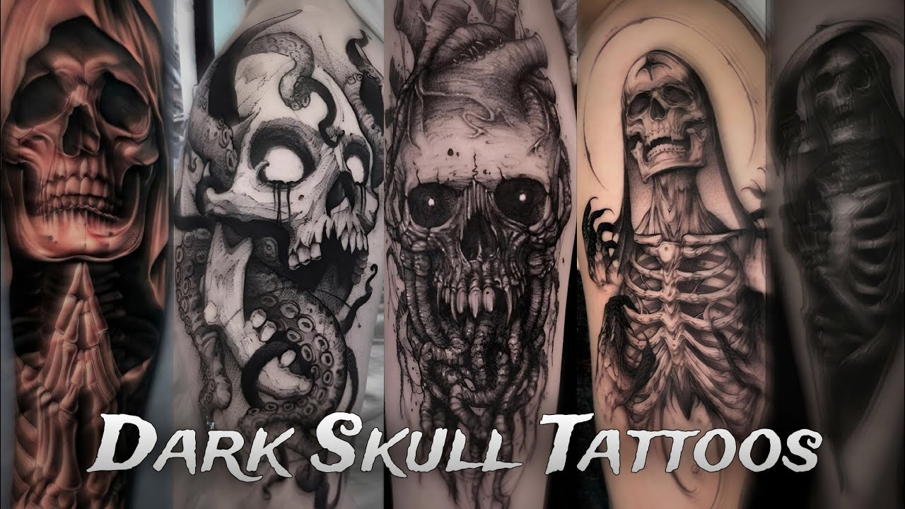 61 Dark Skull Tattoos for Men | Trigger Tattoo