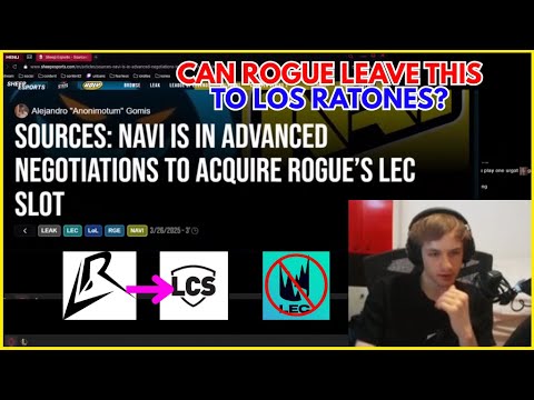 Nemesis Opinion On Navi Buying Rogue LEC SPOT & Los Ratones Playing At LCS | League of Legends Clip