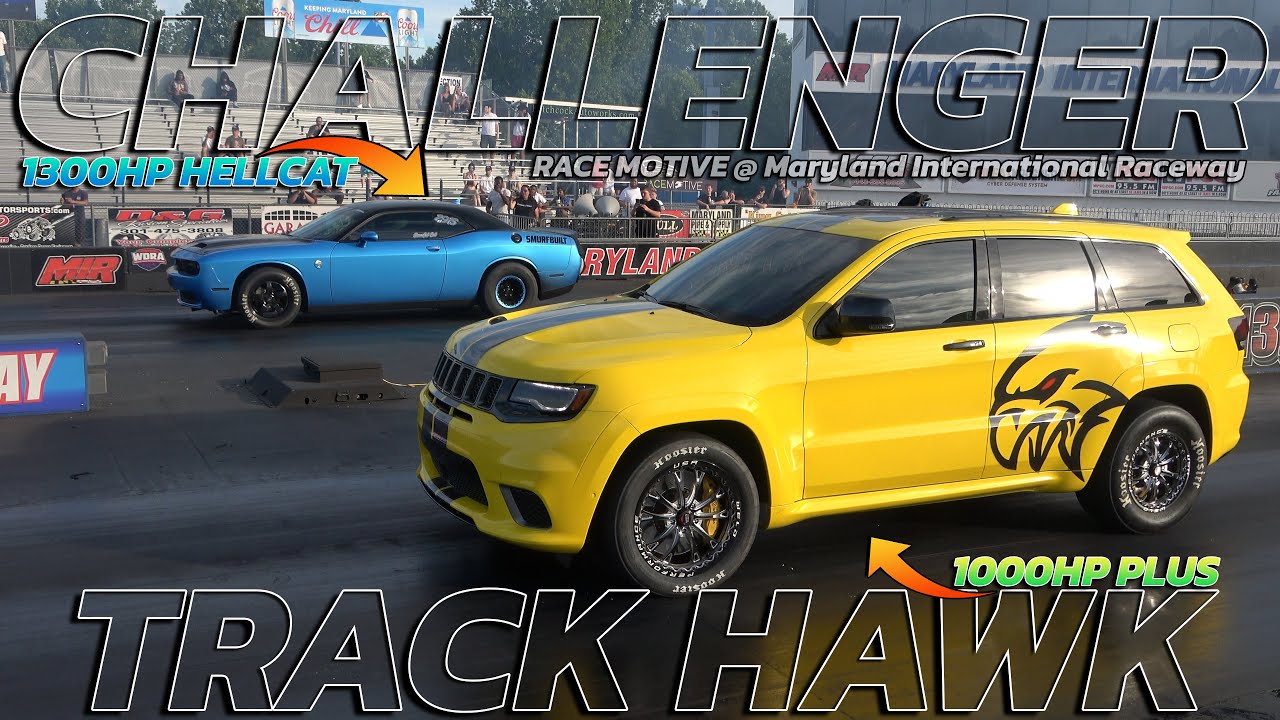 1,300-HP Dodge Hellcat Drags 1,000-HP Jeep Trackhawk, Prepare to Be RWD ...