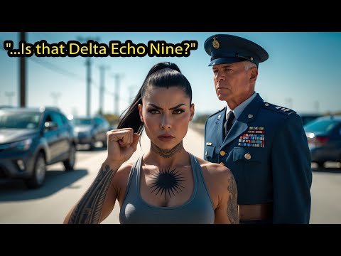 She Was Just Fixing Her Van — Then the General Froze When He Saw Her Unit Tattoo