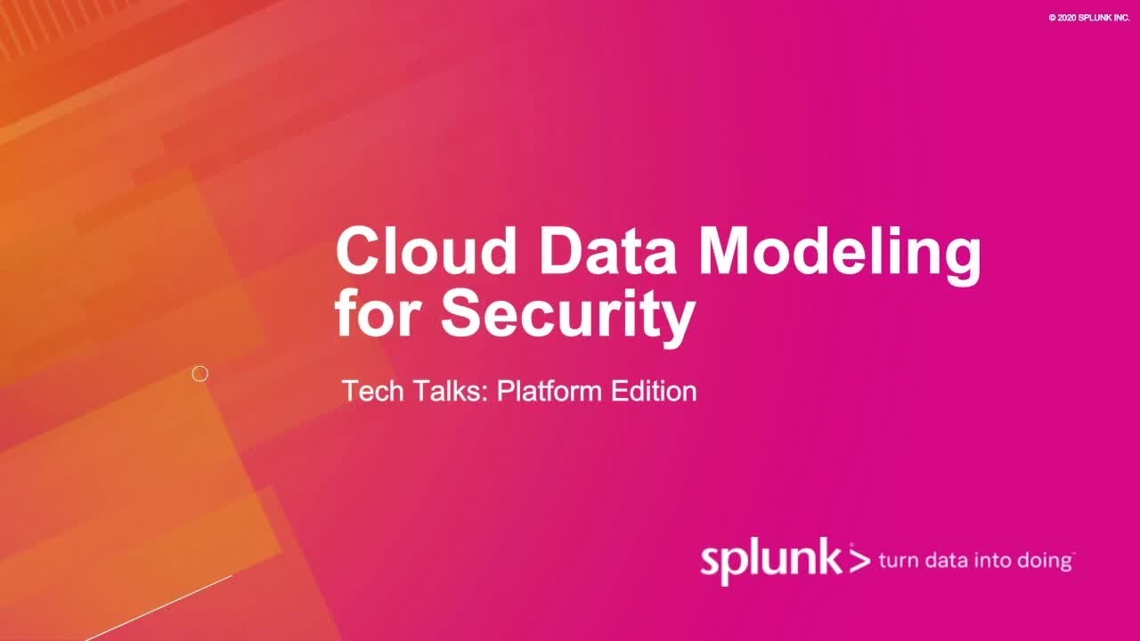 Cloud Data Modeling for Security