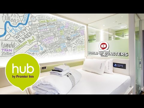 Hub by Premier Inn at London's Kings Cross St. Pancras Room Tour/Review