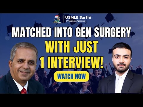 Matched in General Surgery with JUST ONE Interview? | Dr. Romil Maniar’s Success Story!