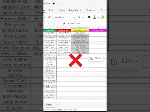 How to Create Random Teams in Excel (with Formula) #shorts #excel