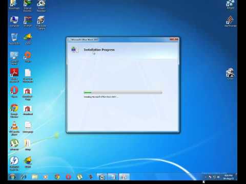 How to download and install microsoft office word 2007