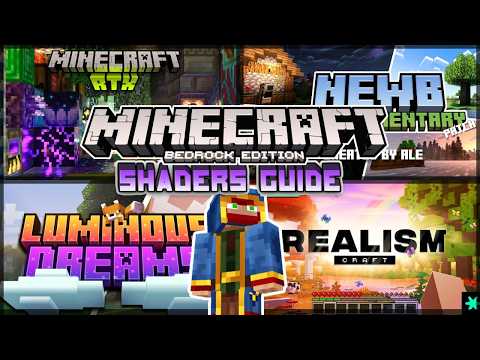 ULTIMATE Minecraft Bedrock Shader GUIDE for PE, XBOX, PlayStation, Nintendo Switch, Windows 10