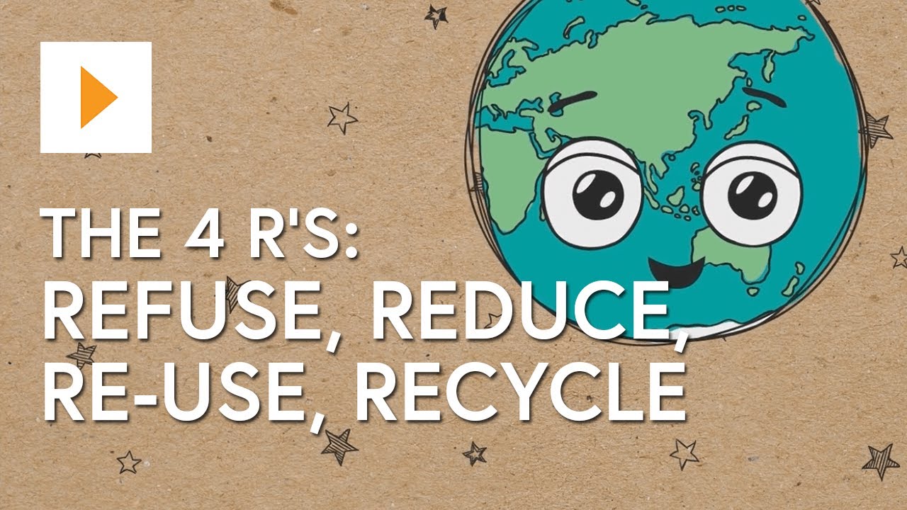 The Four R's: Refuse, Reduce, Re-use, Recycle