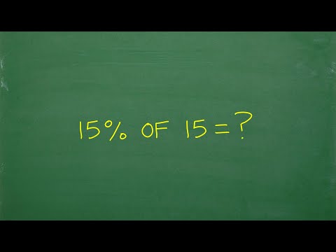 15% of 15 = ? Let’s solve the percent problem step-by-step…