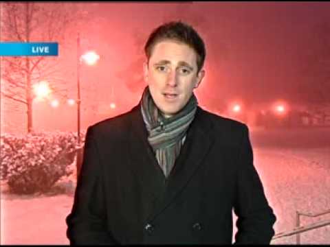TV3 News Ireland Stephen reports from coldest part of Ireland 7th Jan