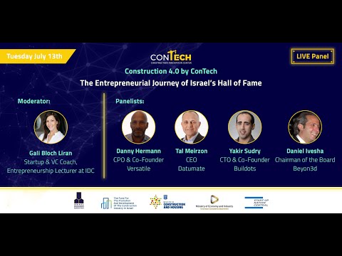 Panel: HALL OF FAME STARTUPS - Construction 4.0 by ConTech 2021