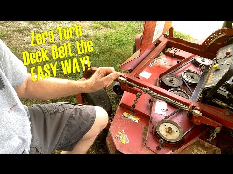 Zero Turn Deck Belt Replacement Tricks and Hacks Exmark