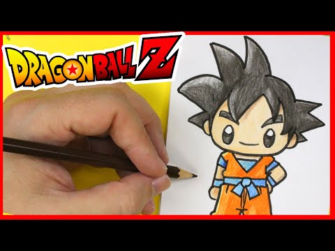 COMO DIBUJAR A GOKU FACIL Y KAWAII 🔥 Dibujos kawaii fáciles 🔥 Dibújalo paso a paso