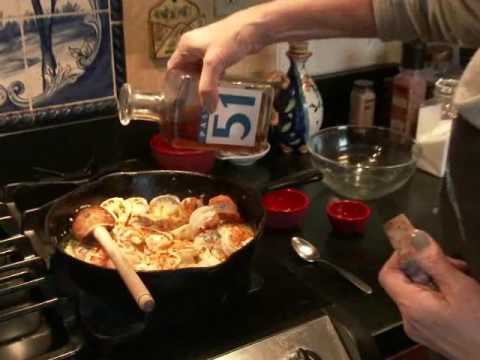 Shrimp with Pastis