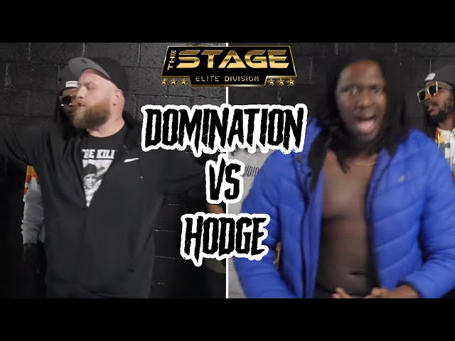 Domination vs. Hodge | The Stage | VerseTracker