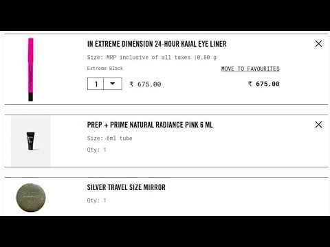 MAC Cosmetics Free Mirror on purchase of anything @MACCosmeticsIndiaYoutube