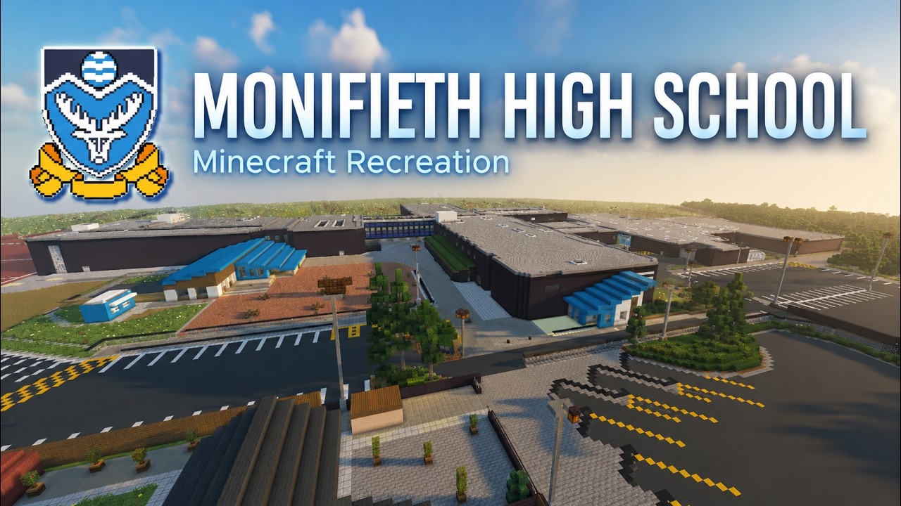 Monifieth High School Minecraft Build