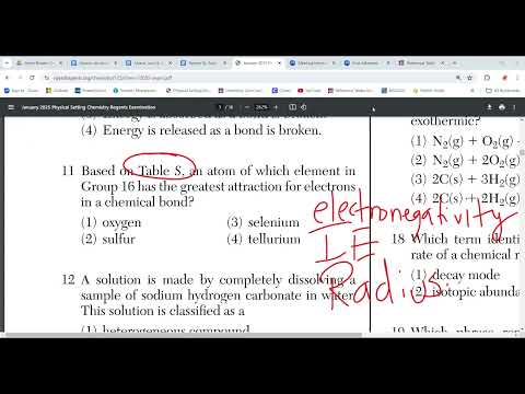 Part 2 Atoms & Bonding Regents Review