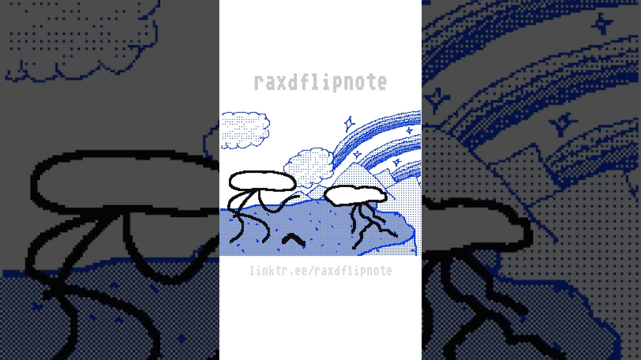 triple rainbow #flipnote #animation #3ds
