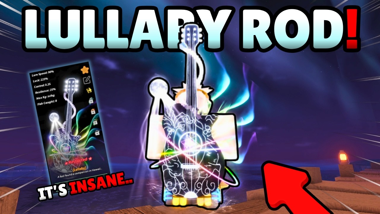 Losing My MIND Obtaining LULLABY Rod in Fisch! (SECRET DEV ROD)
