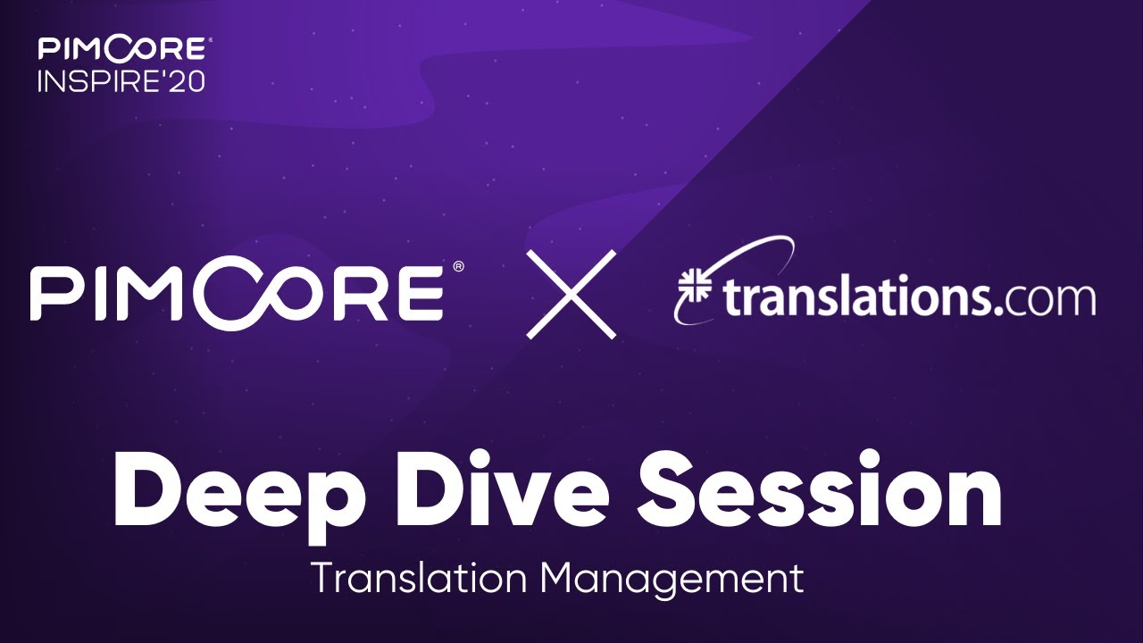 DeepDive - Translation Management - Pimcore