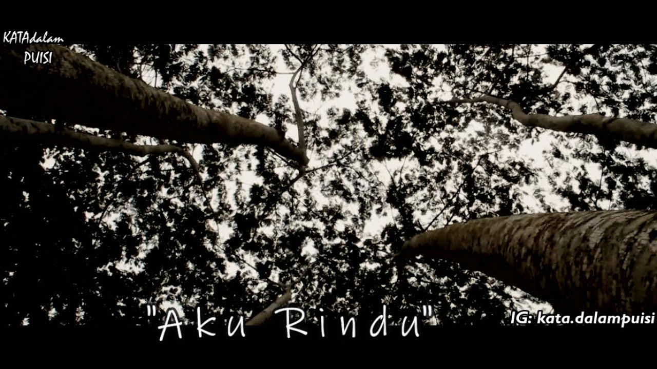 Musikalisasi Puisi Rindu | Kata dalam Puisi (KaDaPu Official)