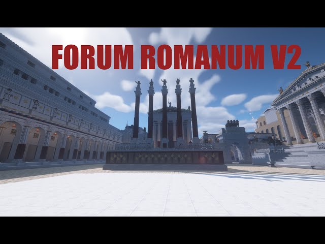 Forum Romanum V2 (ShellyD) Rome Minecraft Map