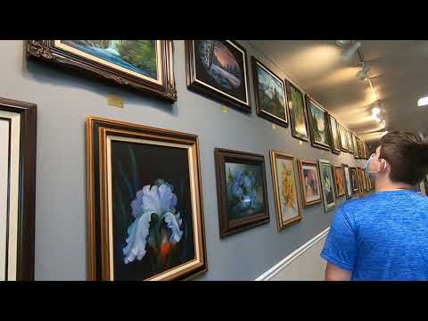Original Bob Ross Paintings And His Grave