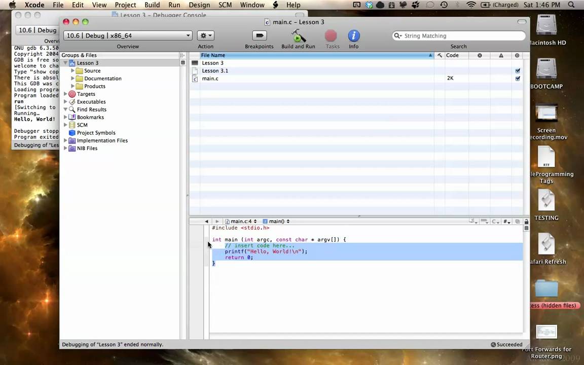 C Programming on the Mac L3 - Basics & printf