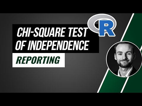 Reporting Chi Square test of Independence - results from R
