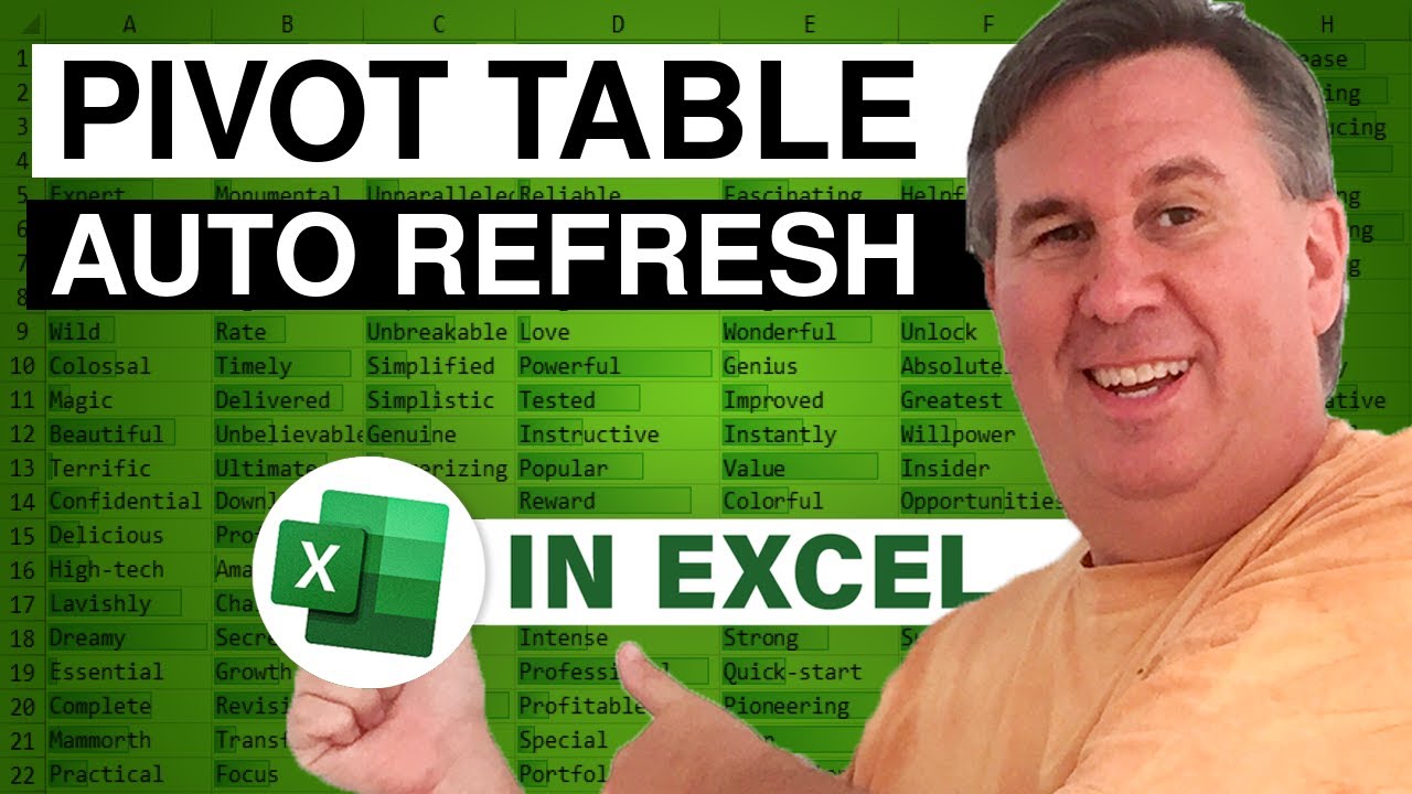 Excel Auto-Refresh for PivotTables – No More Refresh All! Episode 2701 | MrExcel Message Board