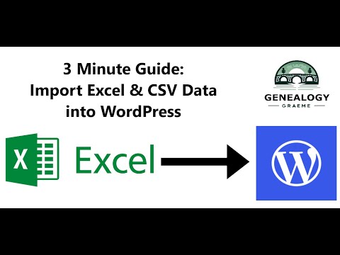 Excel to WordPress with TablePress - 3 minute version