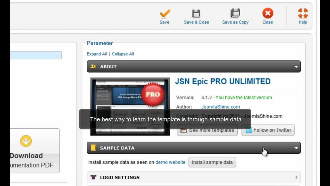 Joomla Templates Tutorials | JSN Epic Quick Start