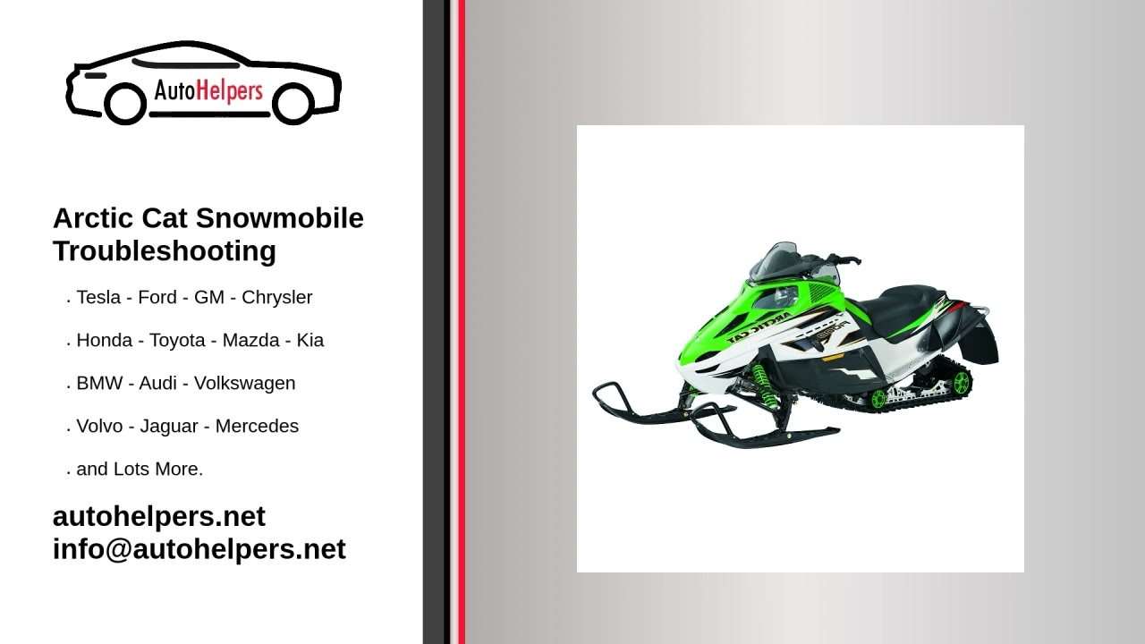 Arctic Cat Snowmobile Troubleshooting