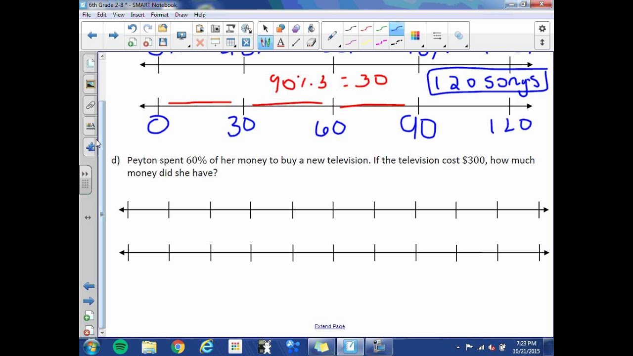 6th Grade 2-8: Solve Percent Problems