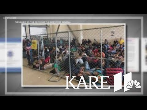 Images show overburdened migrant detention centers