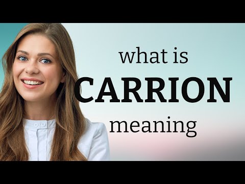 Carrion | definition of CARRION