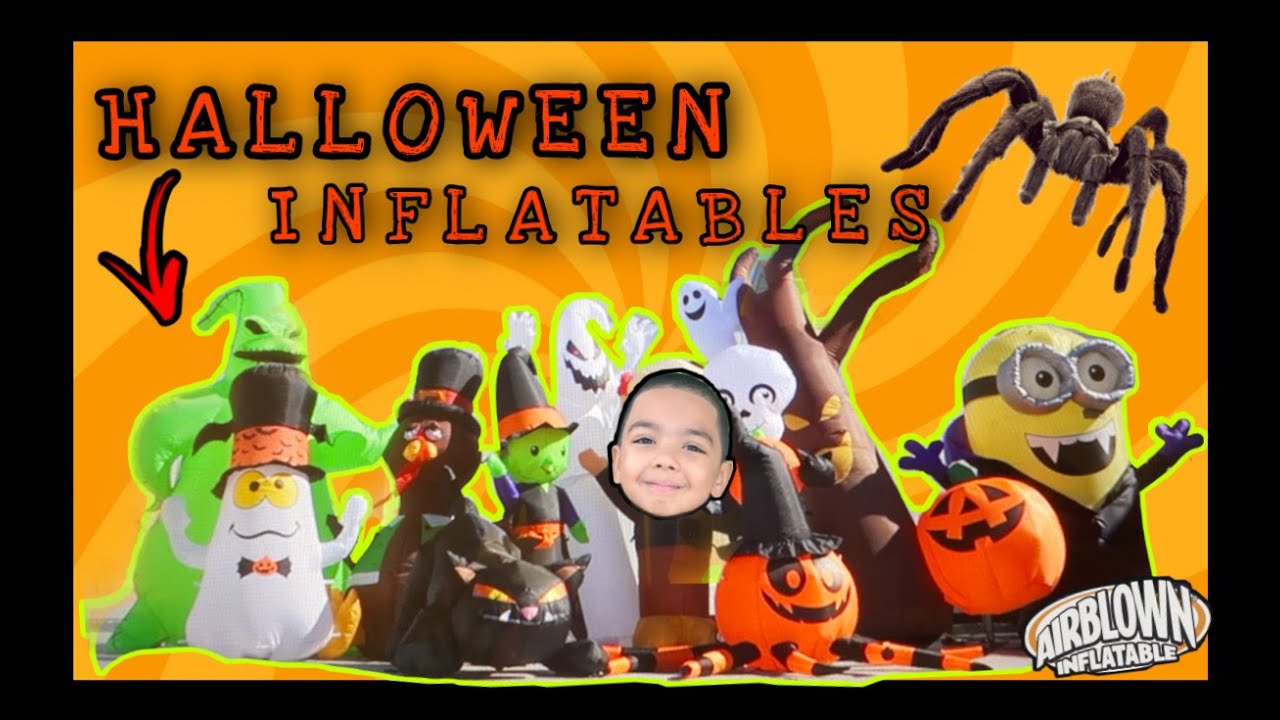 NEW Walmart HALLOWEEN INFLATABLES FOR HUGE COLLECTION!! | UNBOXING INFLATABLES 2021