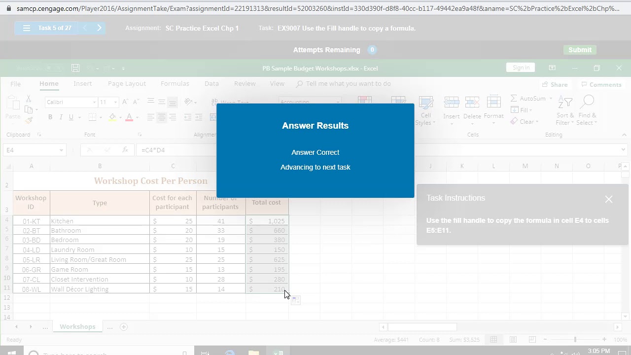 SC Practice Excel Chp 1 - Webcast