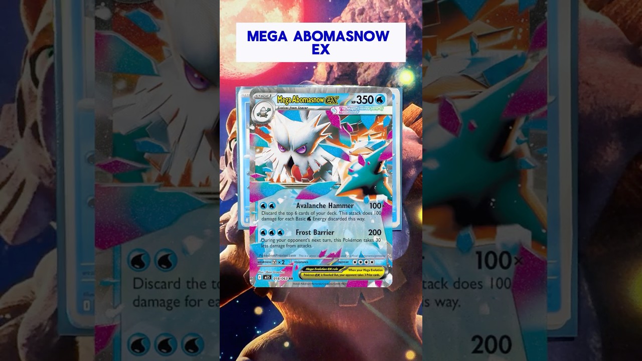 Mega Abomasnow ex Deck | Mega Evolution | Pokemon TCG